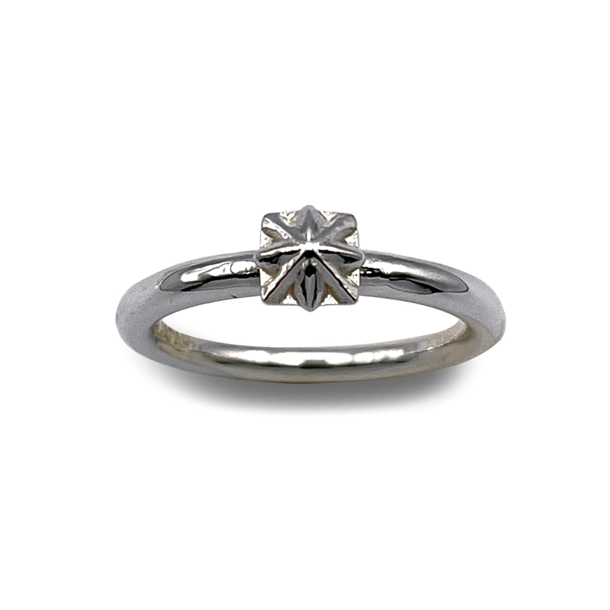 TRIPLE X STUDS SOLITIRE RING / XR-049 – BLESS