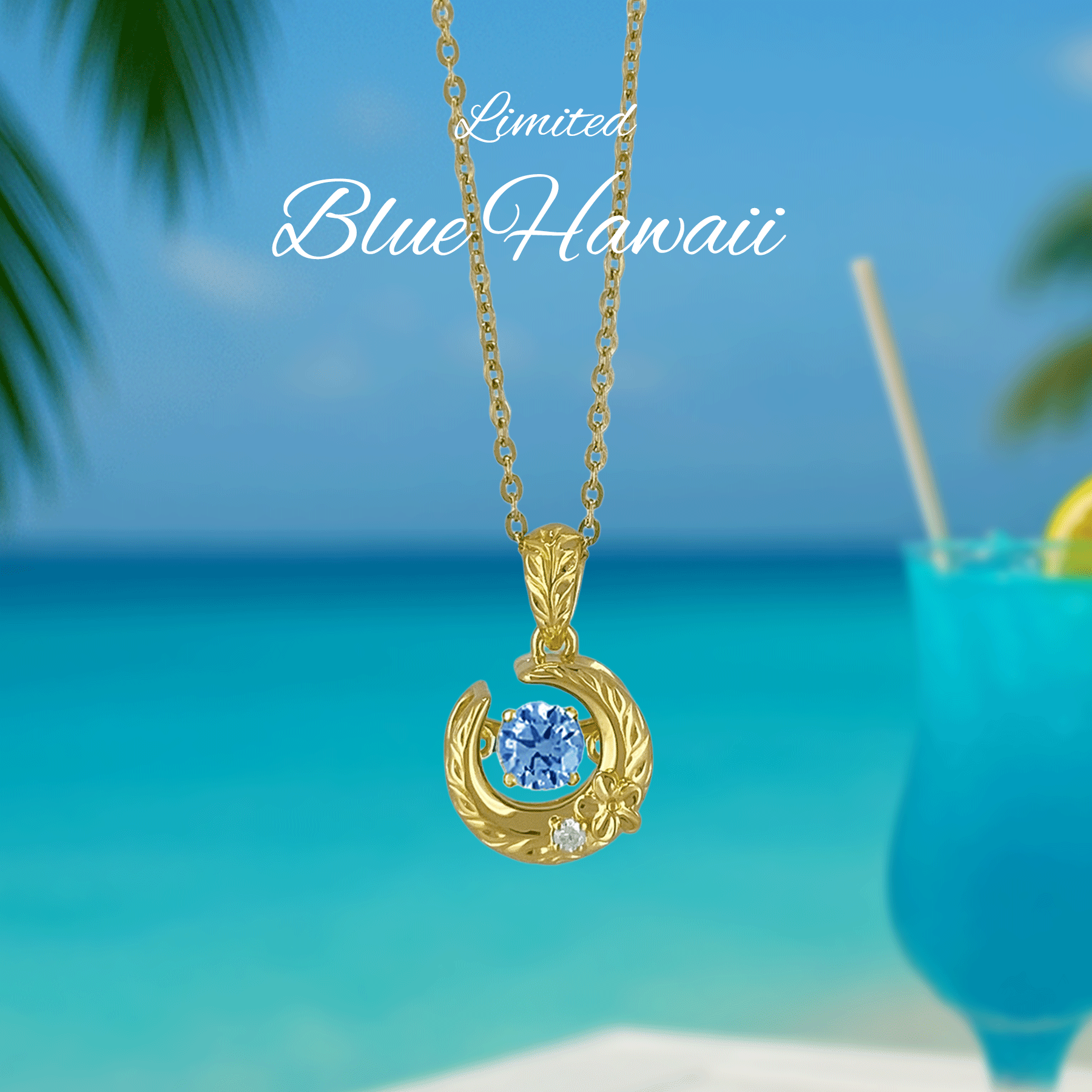 【季節限定】ダンシングストーンネックレス / PTN-170 – BLESS